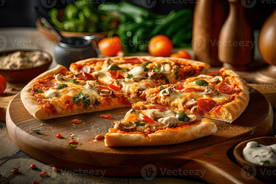 Vegi Supreme Extravaganza Pizza: A Vegetarian Delight